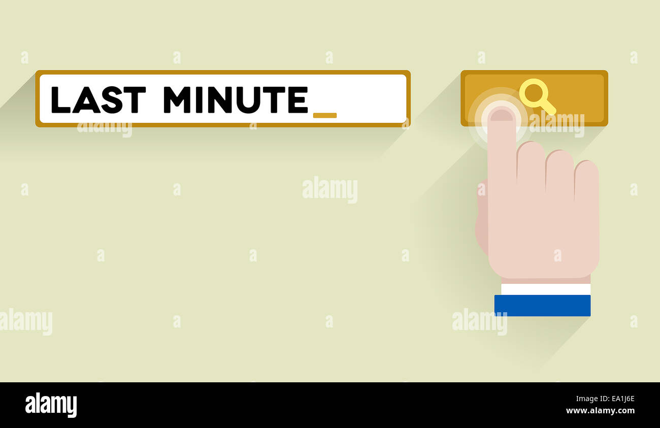Last minute text hi-res stock photography and images - Alamy