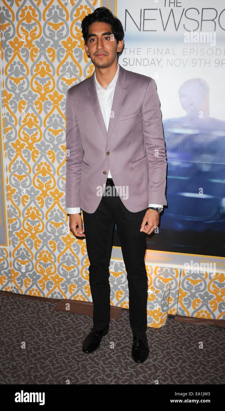 Los Angeles, CA, USA. 4th Nov, 2014. Dev Patel at arrivals for HBO's ...