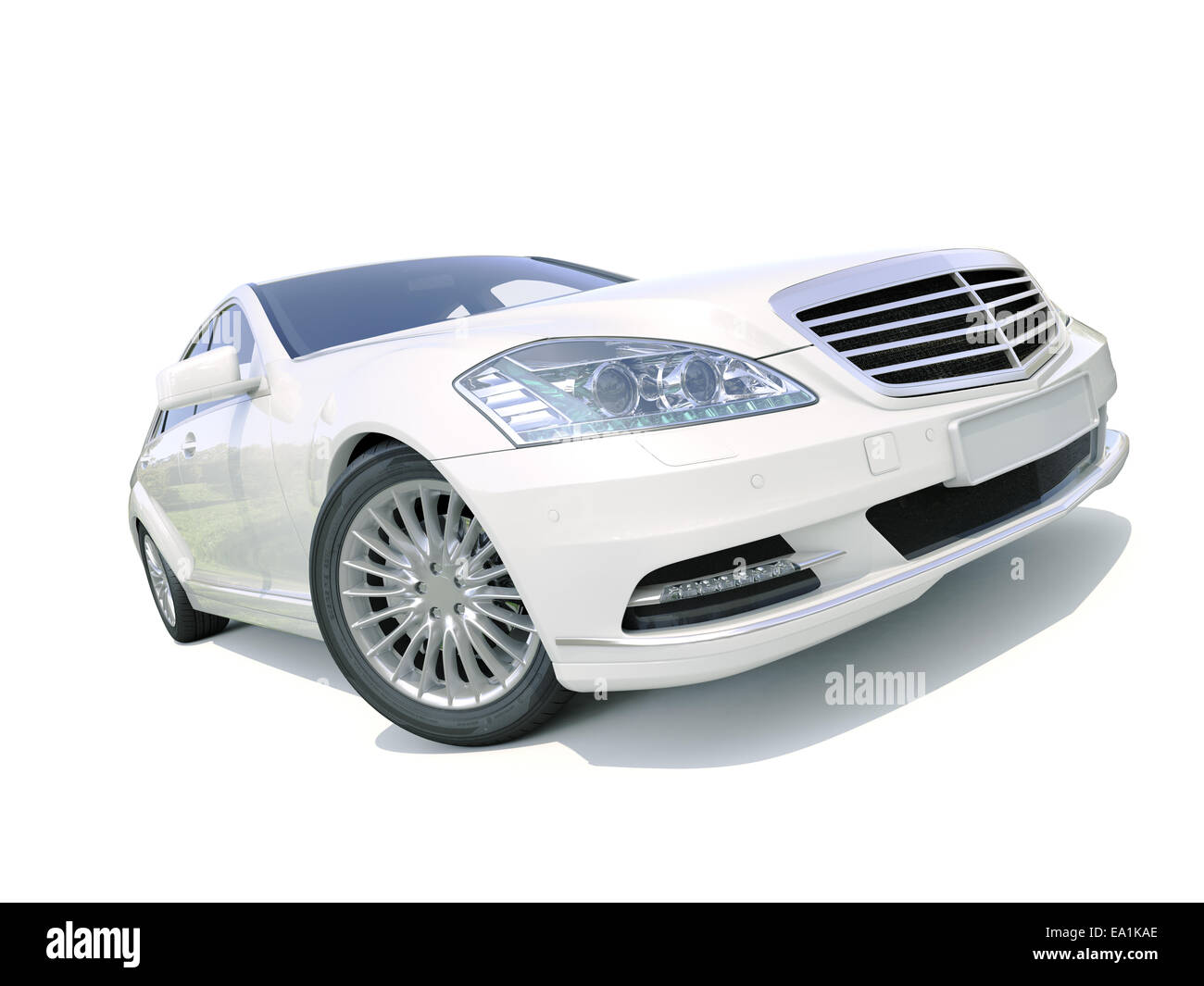 Modern luxury executive car Stock Photo - Alamy