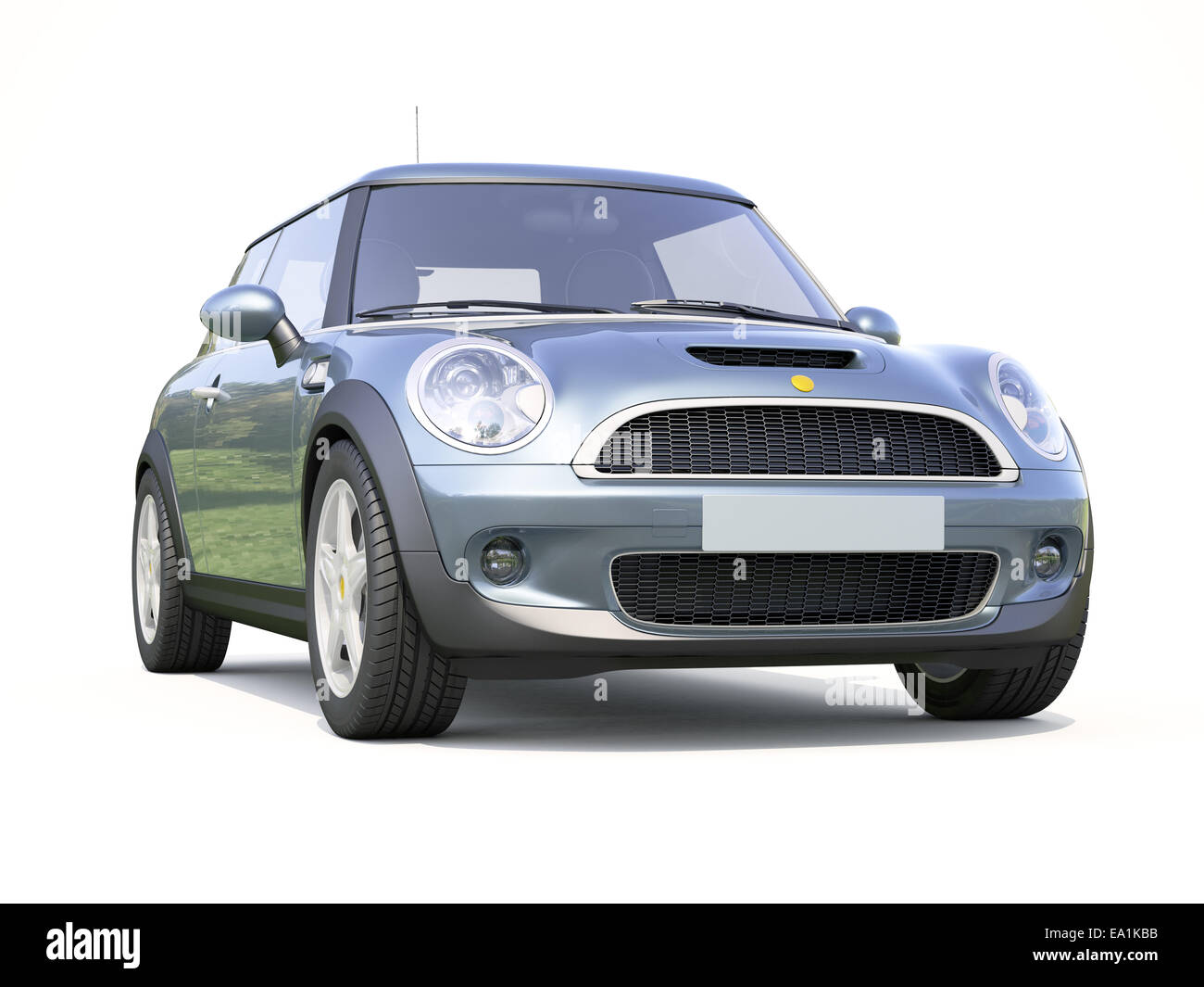 Modern compact car Stock Photo - Alamy