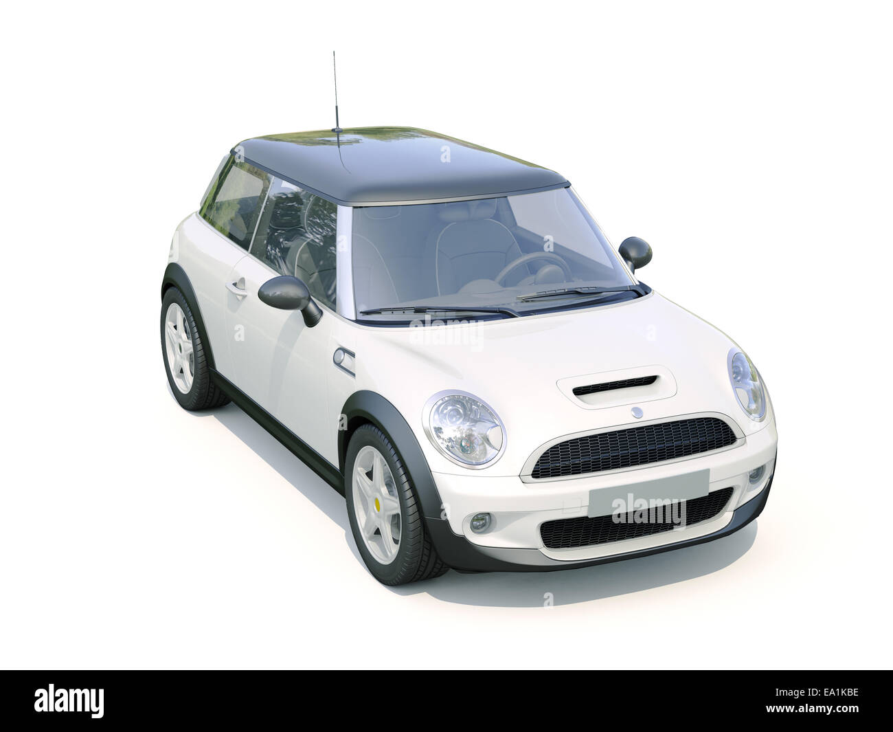 Modern compact car Stock Photo - Alamy