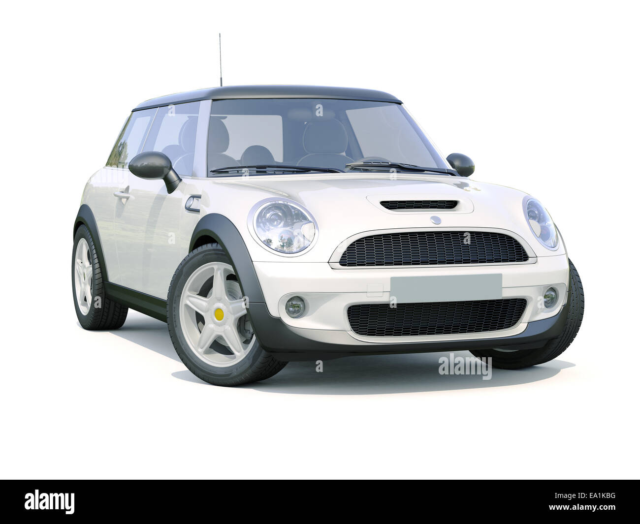 Modern compact car Stock Photo - Alamy