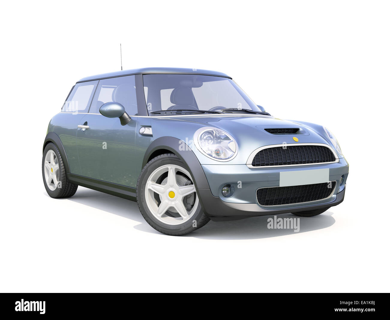 Modern compact car Stock Photo - Alamy