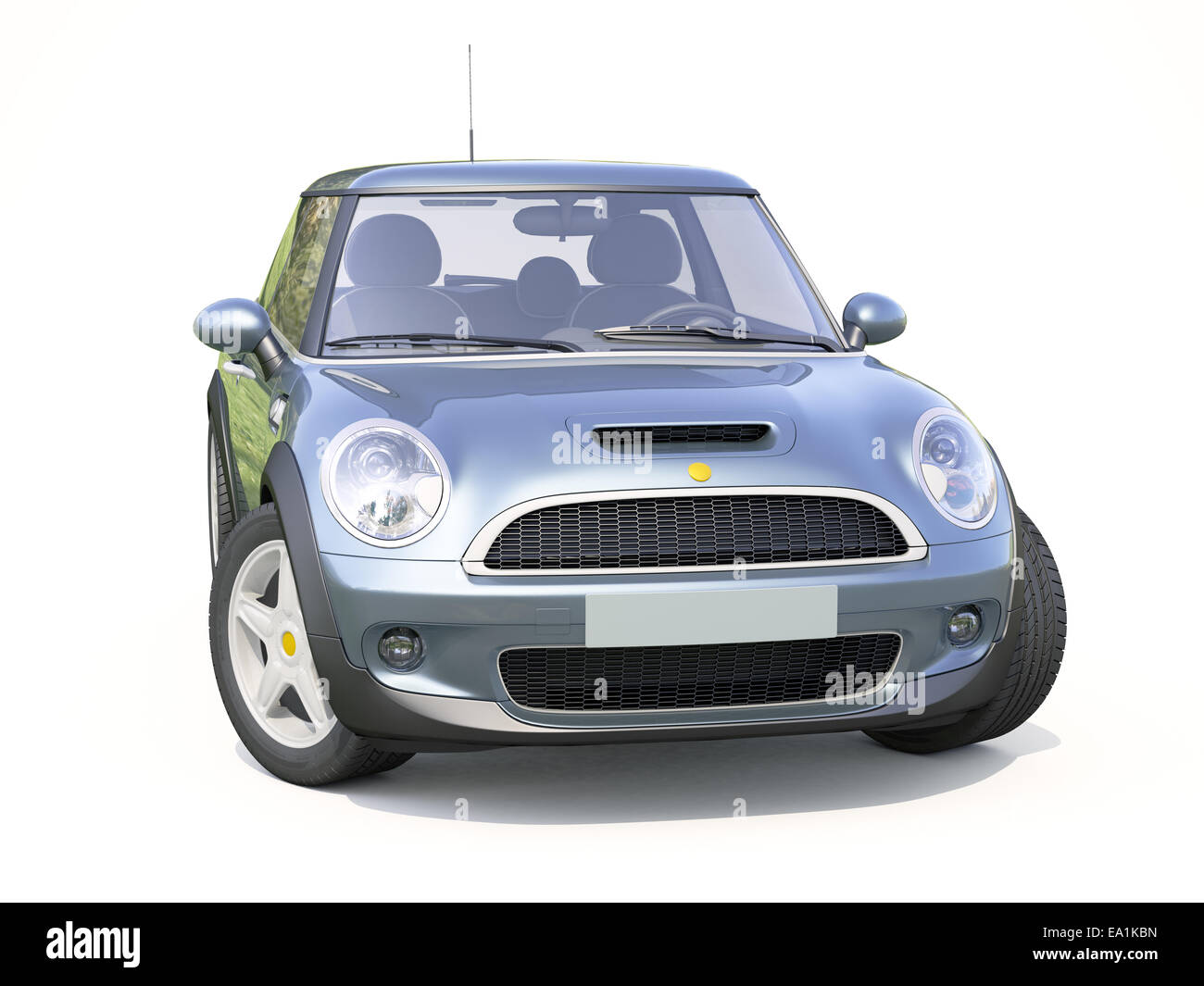Modern compact car Stock Photo - Alamy
