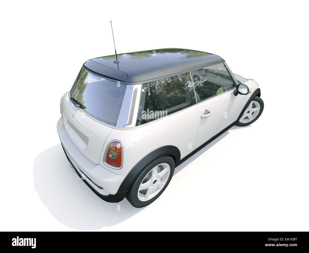 Modern compact car Stock Photo - Alamy