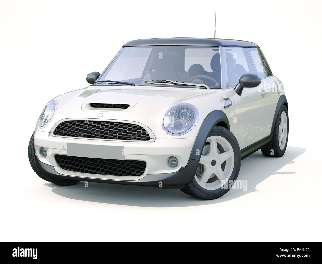Modern compact car Stock Photo - Alamy