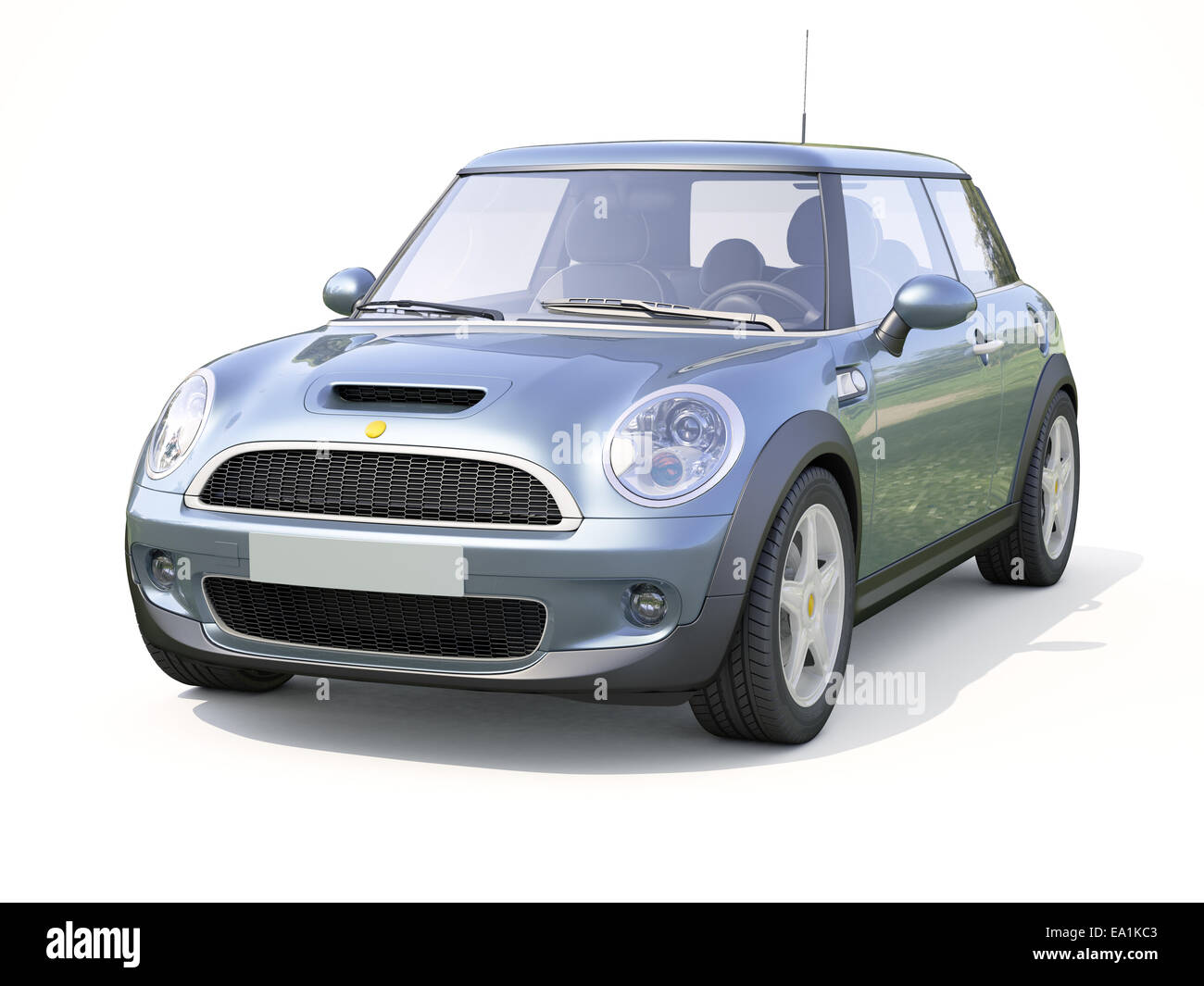 Modern compact car Stock Photo - Alamy