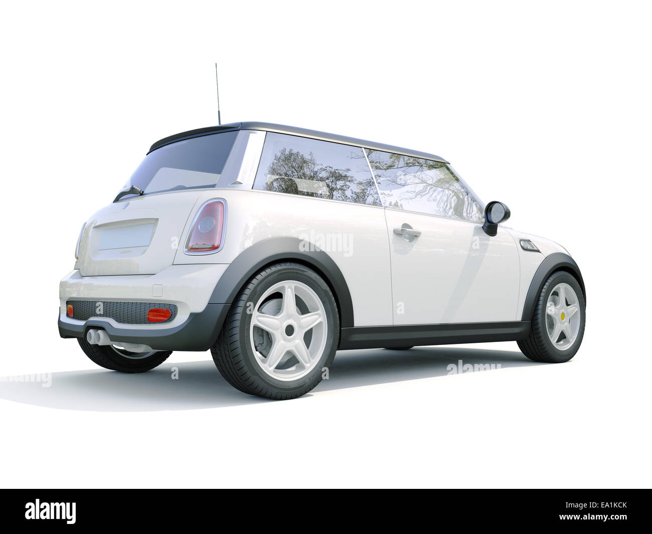 Modern compact car Stock Photo - Alamy