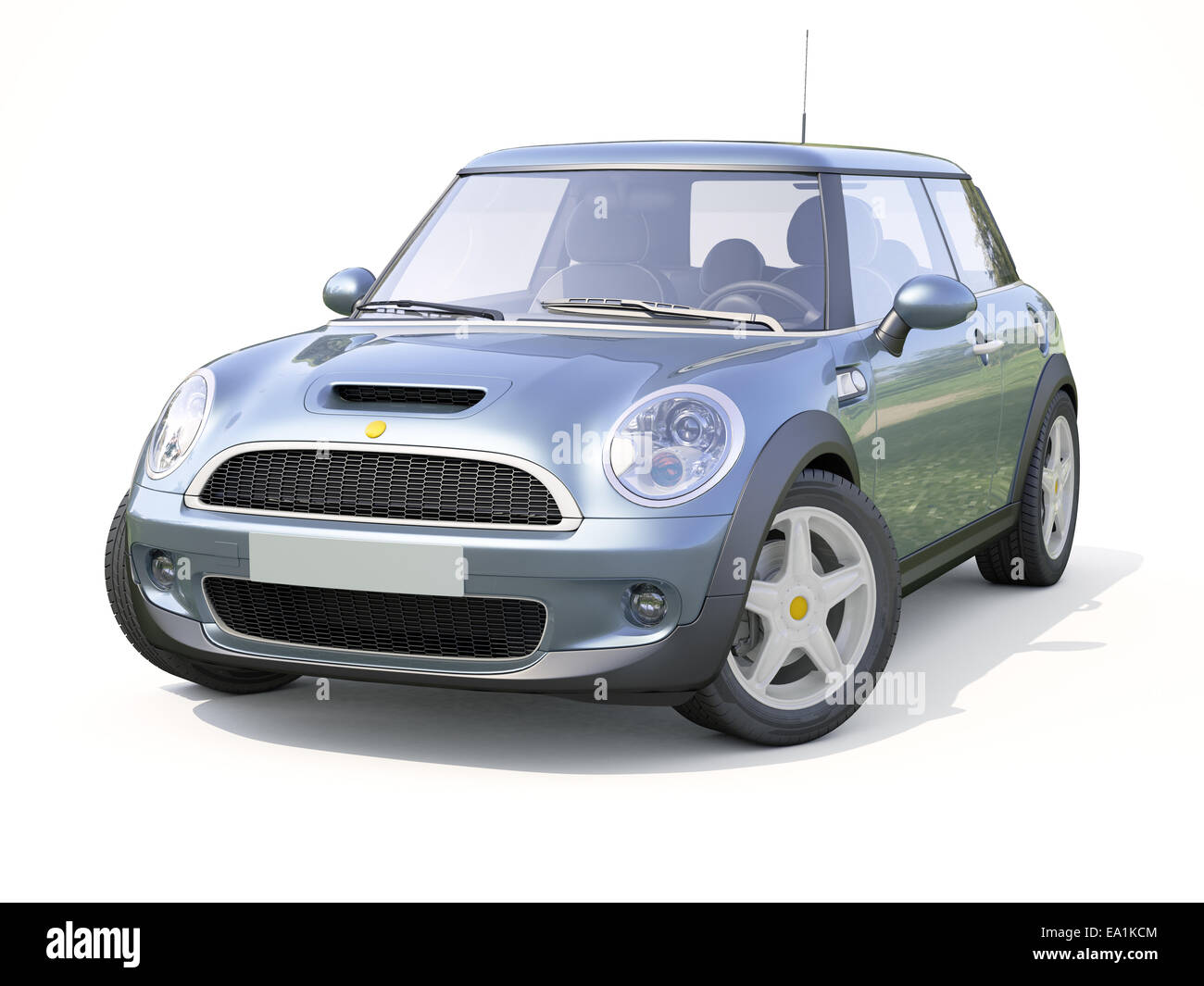 Modern compact car Stock Photo - Alamy