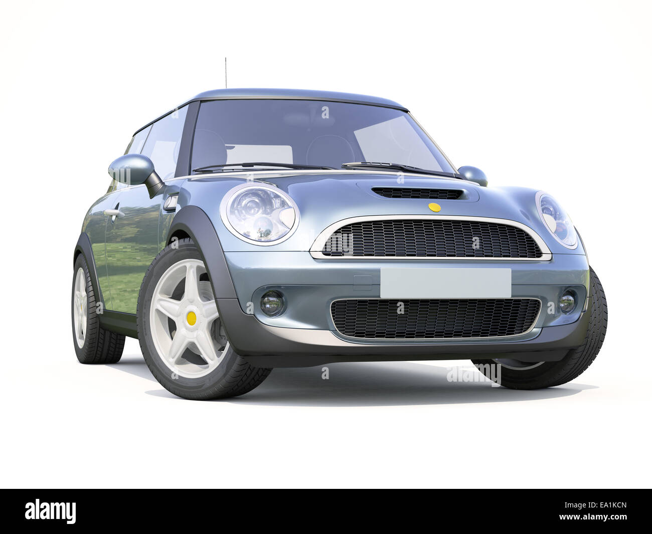 Modern compact car Stock Photo - Alamy