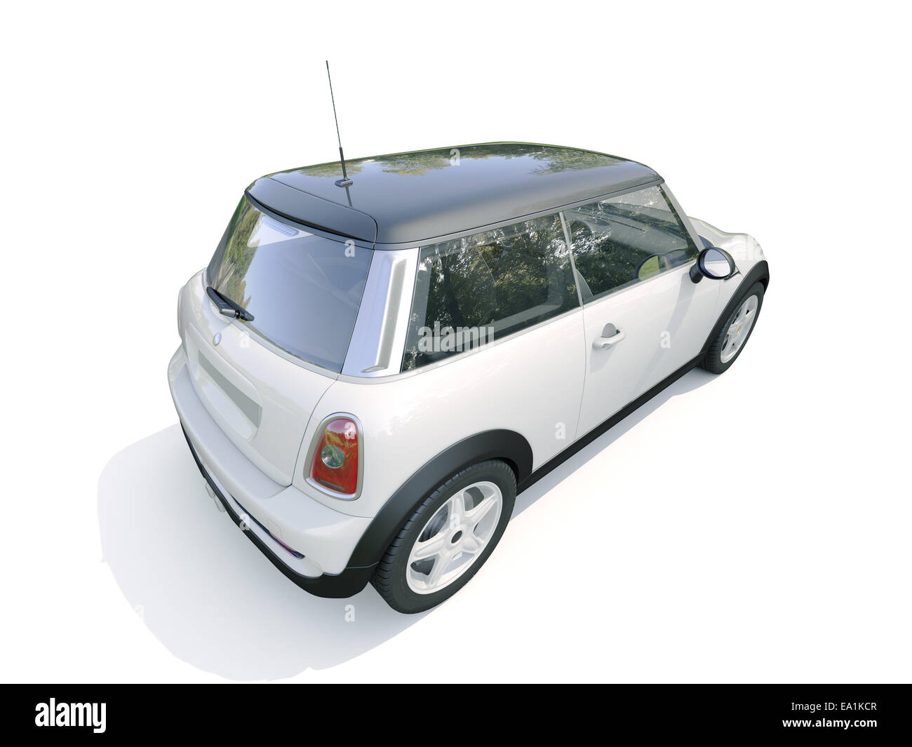 Modern compact car Stock Photo - Alamy