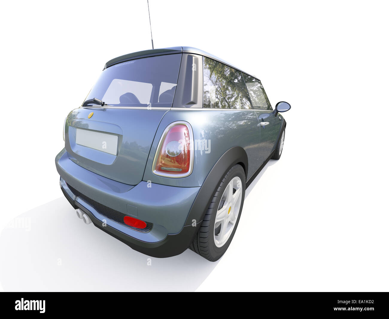 Modern compact car Stock Photo - Alamy