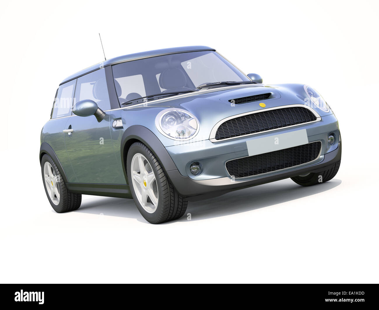 Modern compact car Stock Photo - Alamy