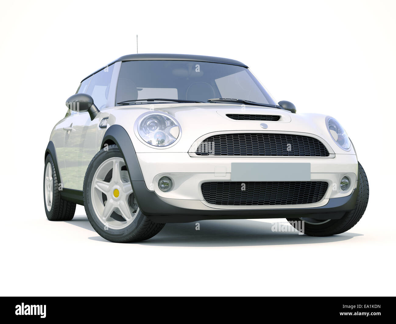 Modern compact car Stock Photo - Alamy