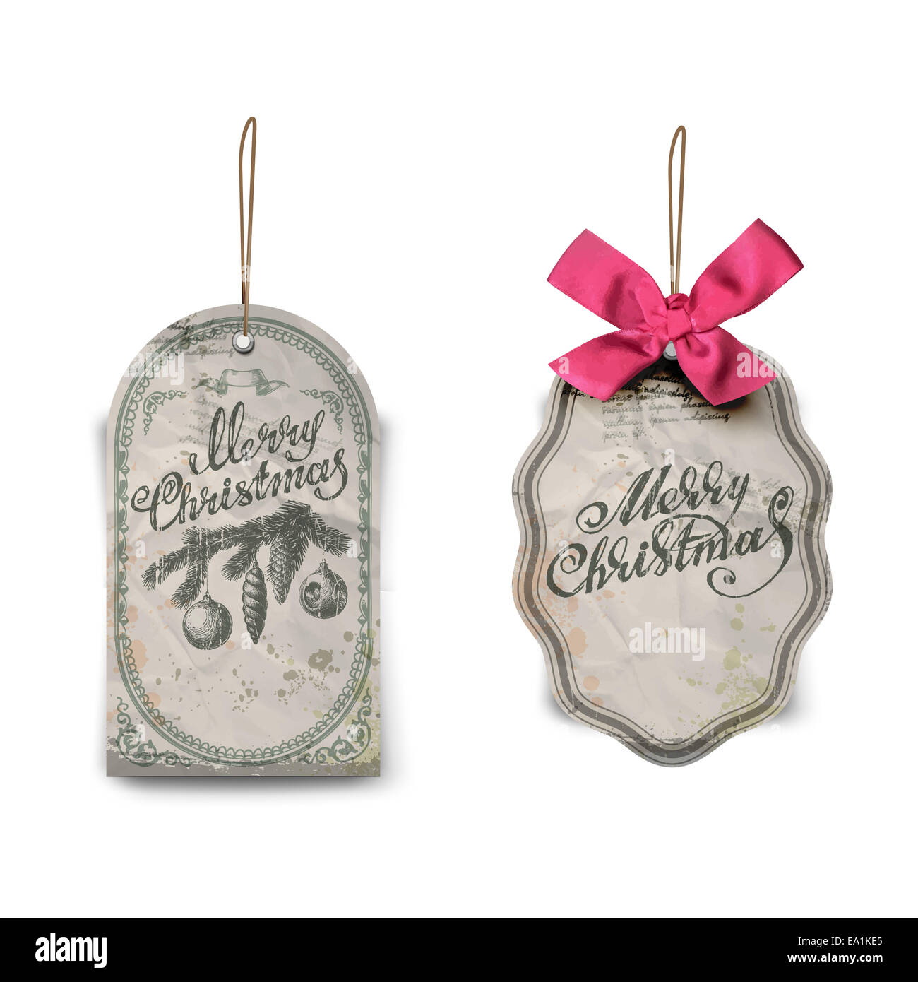 Retro christmas party Cut Out Stock Images & Pictures - Alamy