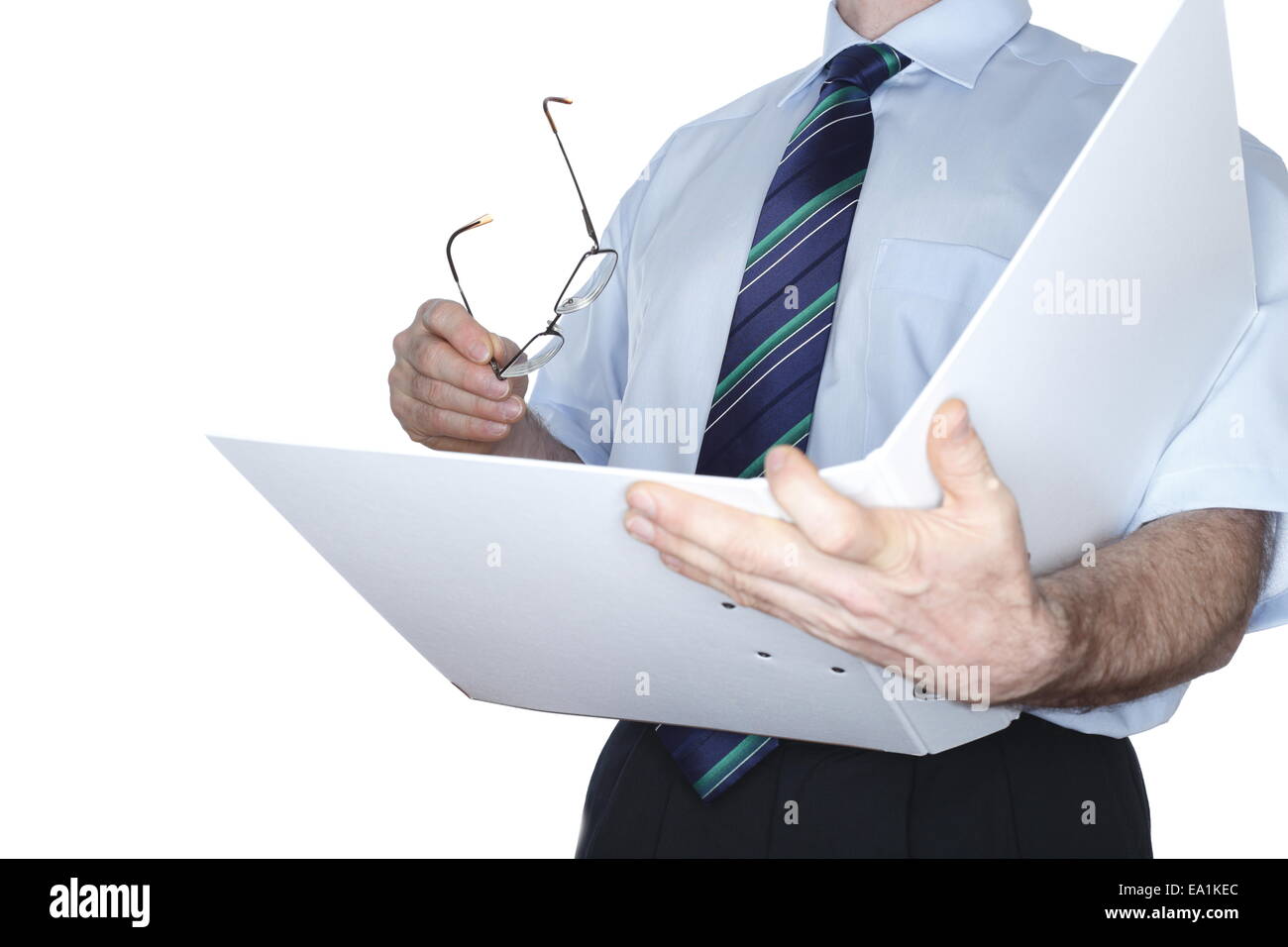 man with documents Stock Photo - Alamy
