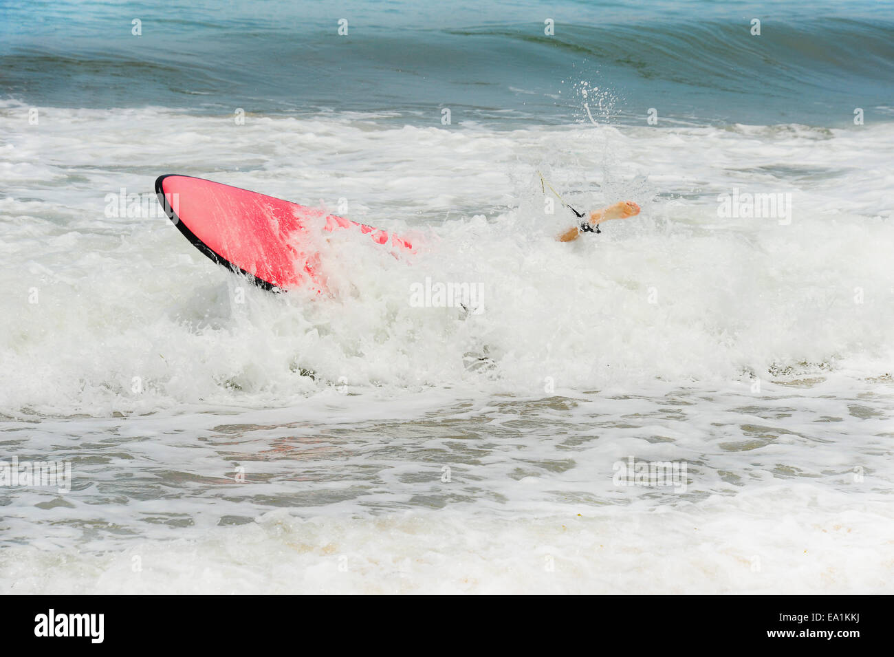 Surfer with board Stock Photo - Alamy