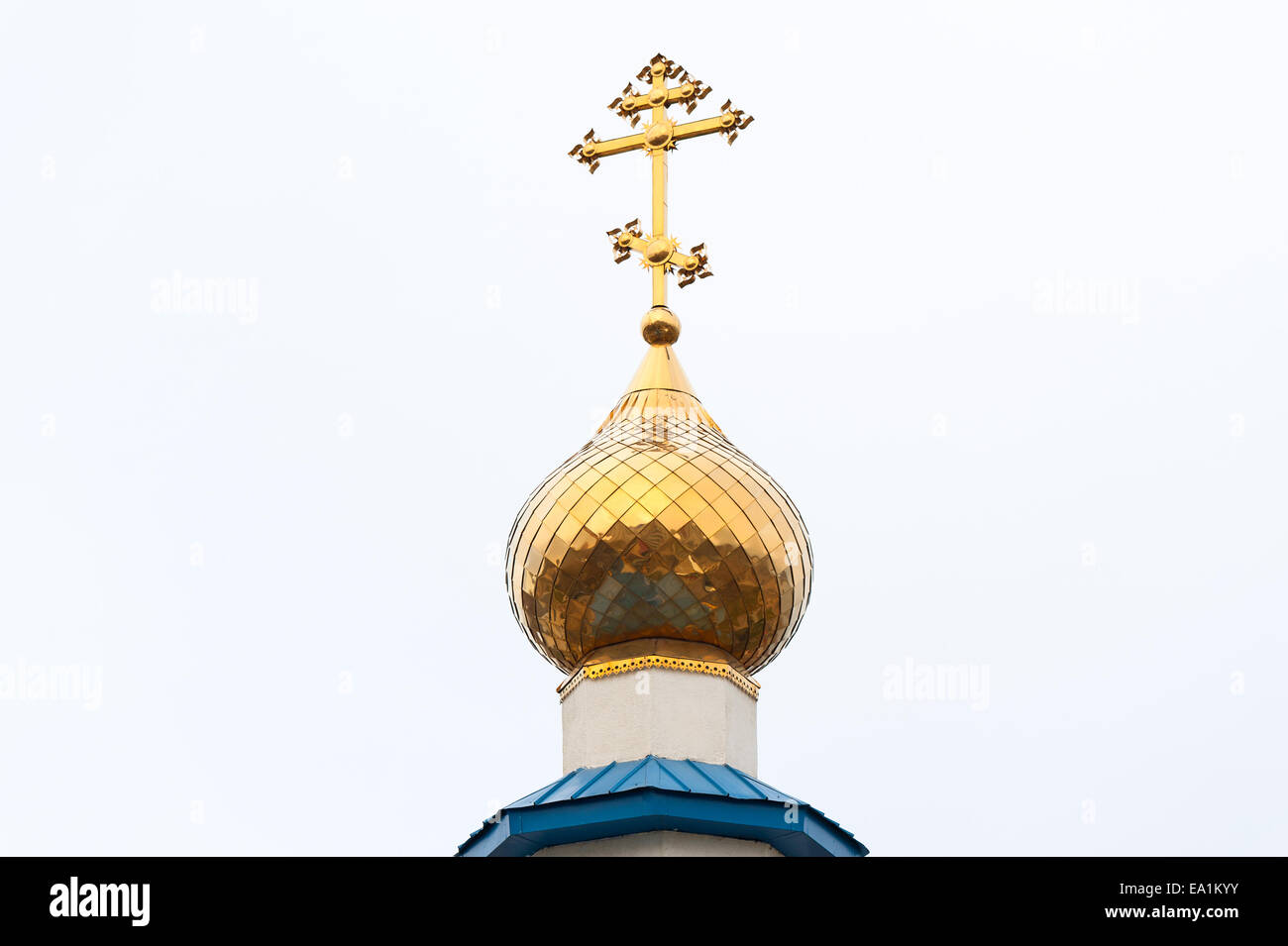 Gold dome cross on hi-res stock photography and images - Alamy