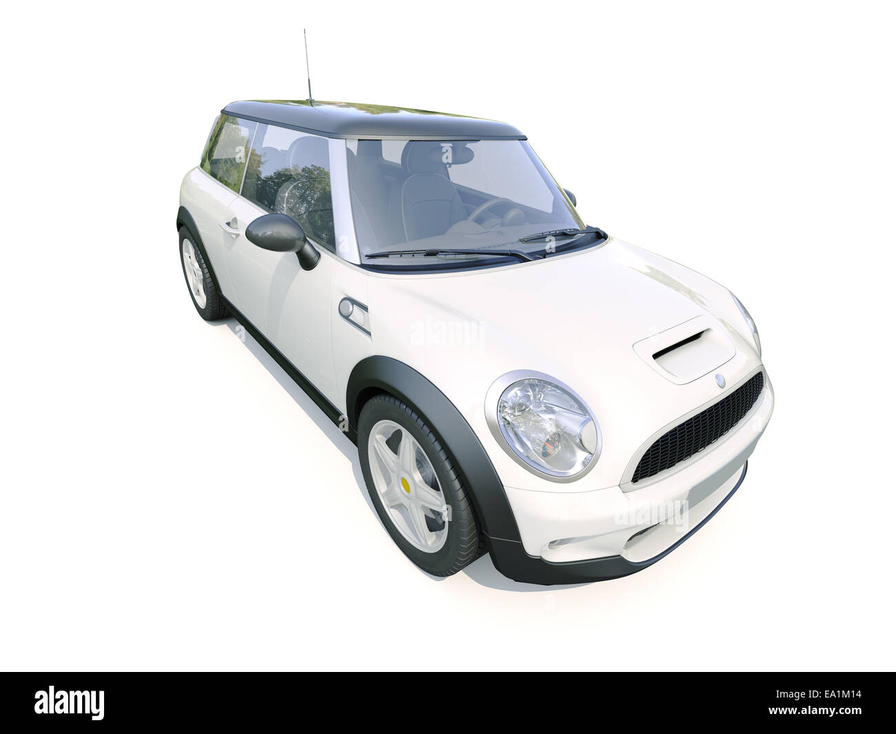 Modern compact car Stock Photo - Alamy