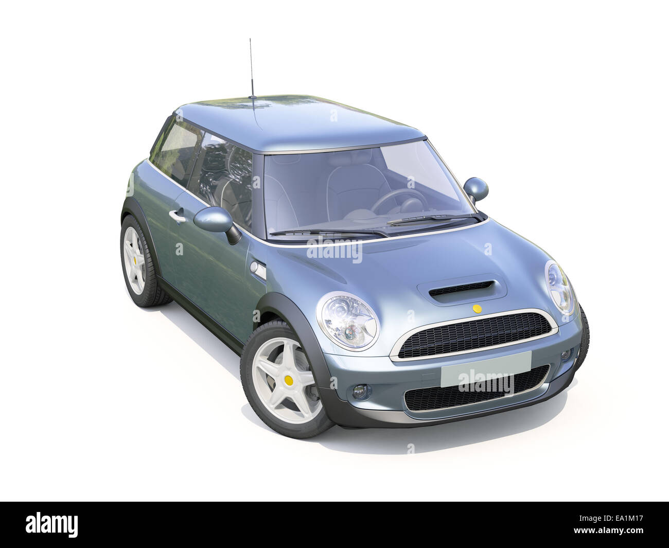 Modern compact car Stock Photo - Alamy