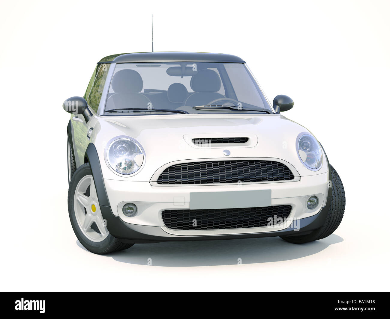 Modern compact car Stock Photo - Alamy
