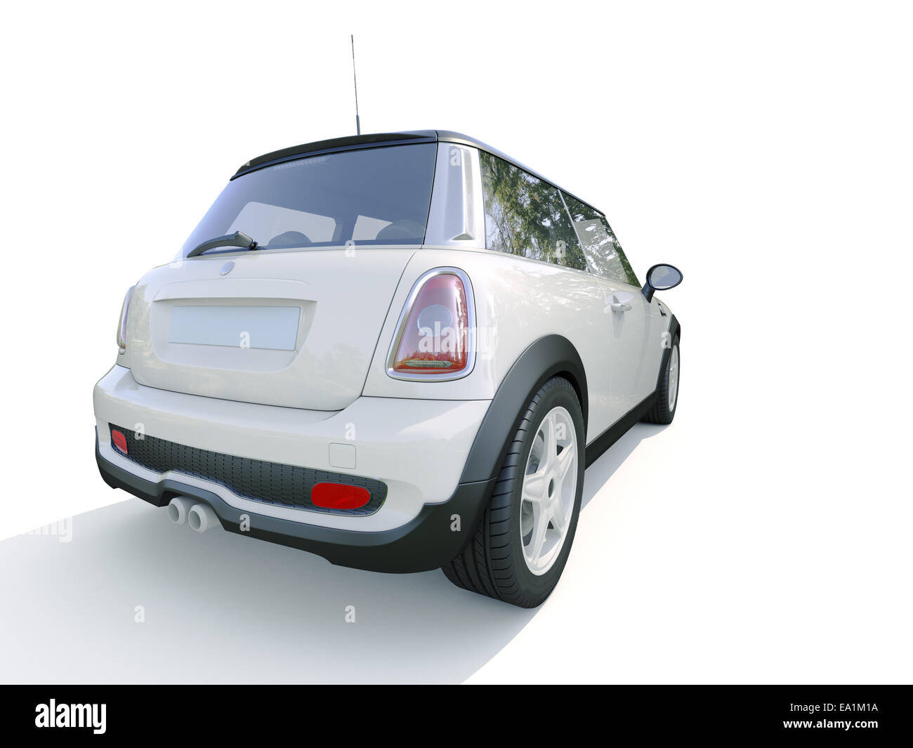 Modern compact car Stock Photo - Alamy