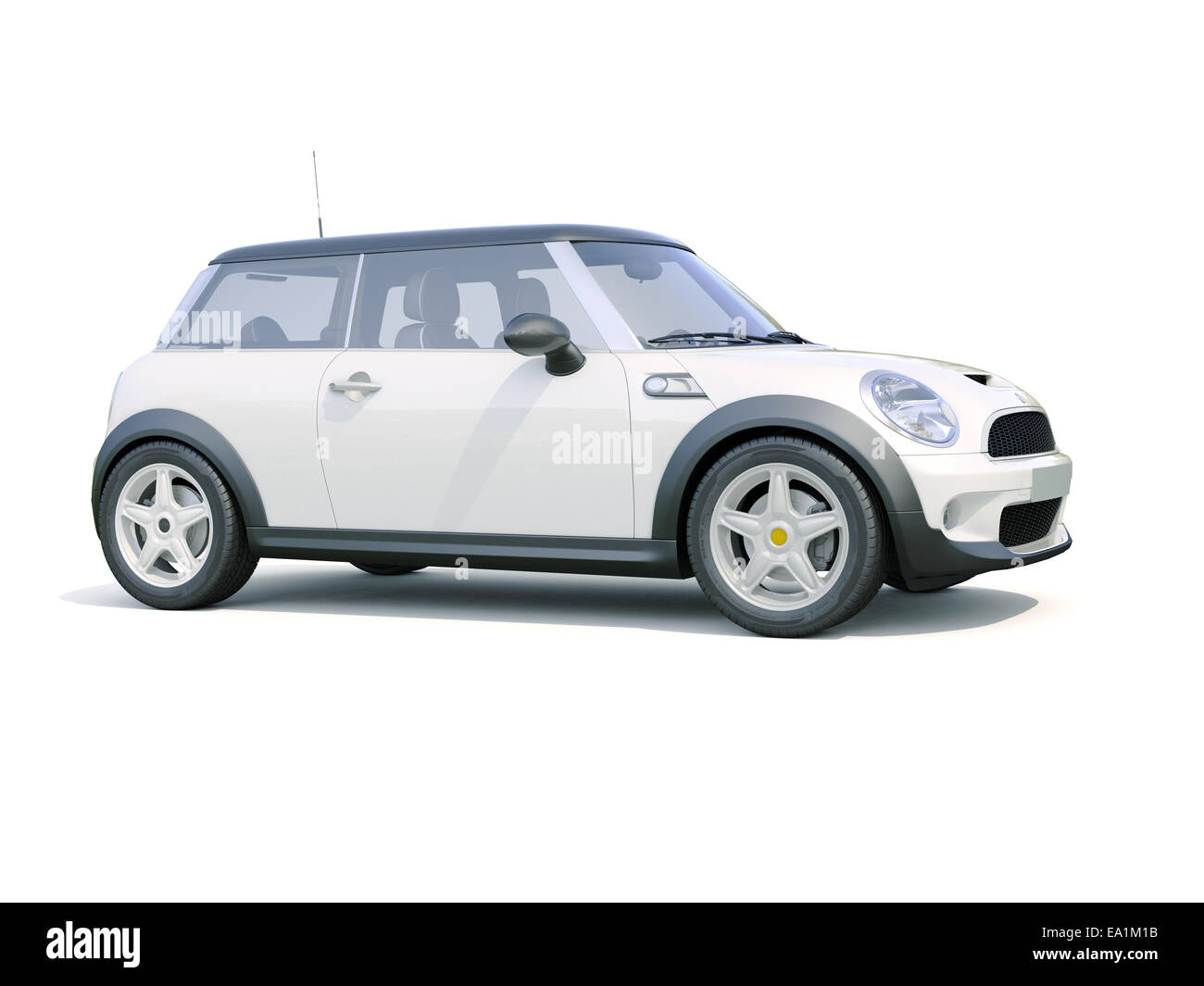 Modern compact car Stock Photo - Alamy