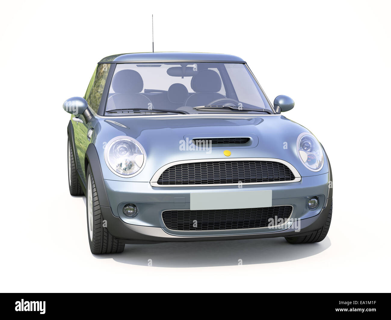 Modern compact car Stock Photo - Alamy