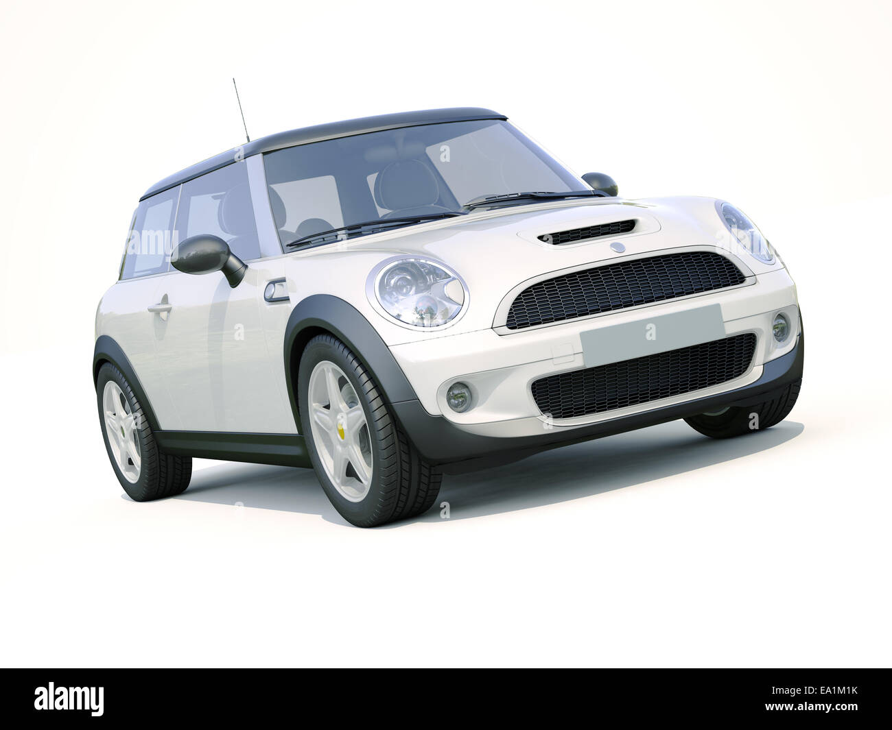 Modern compact car Stock Photo - Alamy