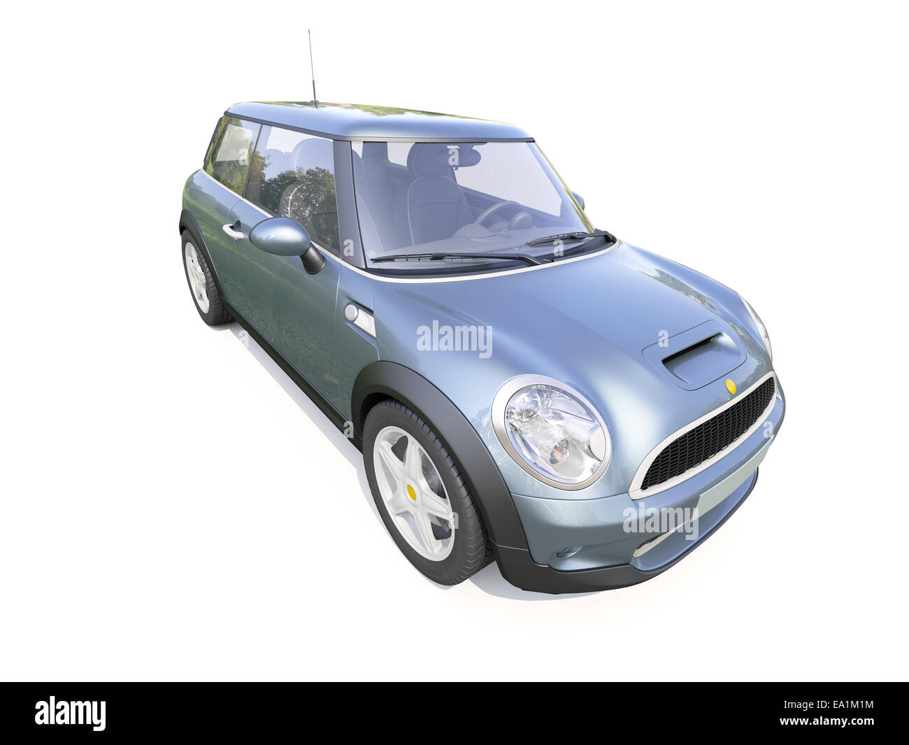 Modern compact car Stock Photo - Alamy