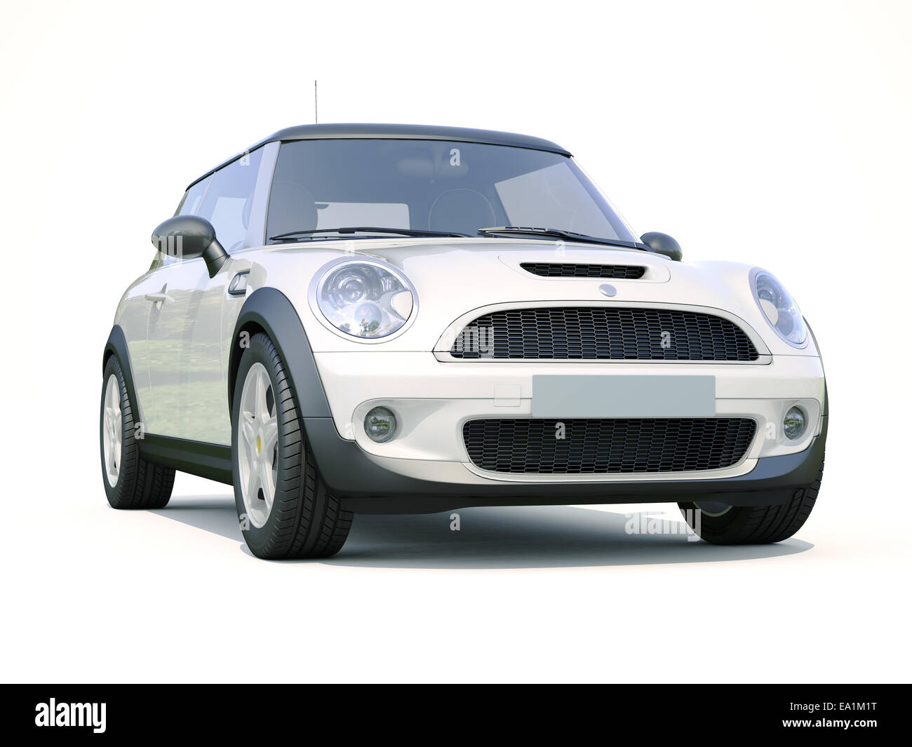 Modern compact car Stock Photo - Alamy