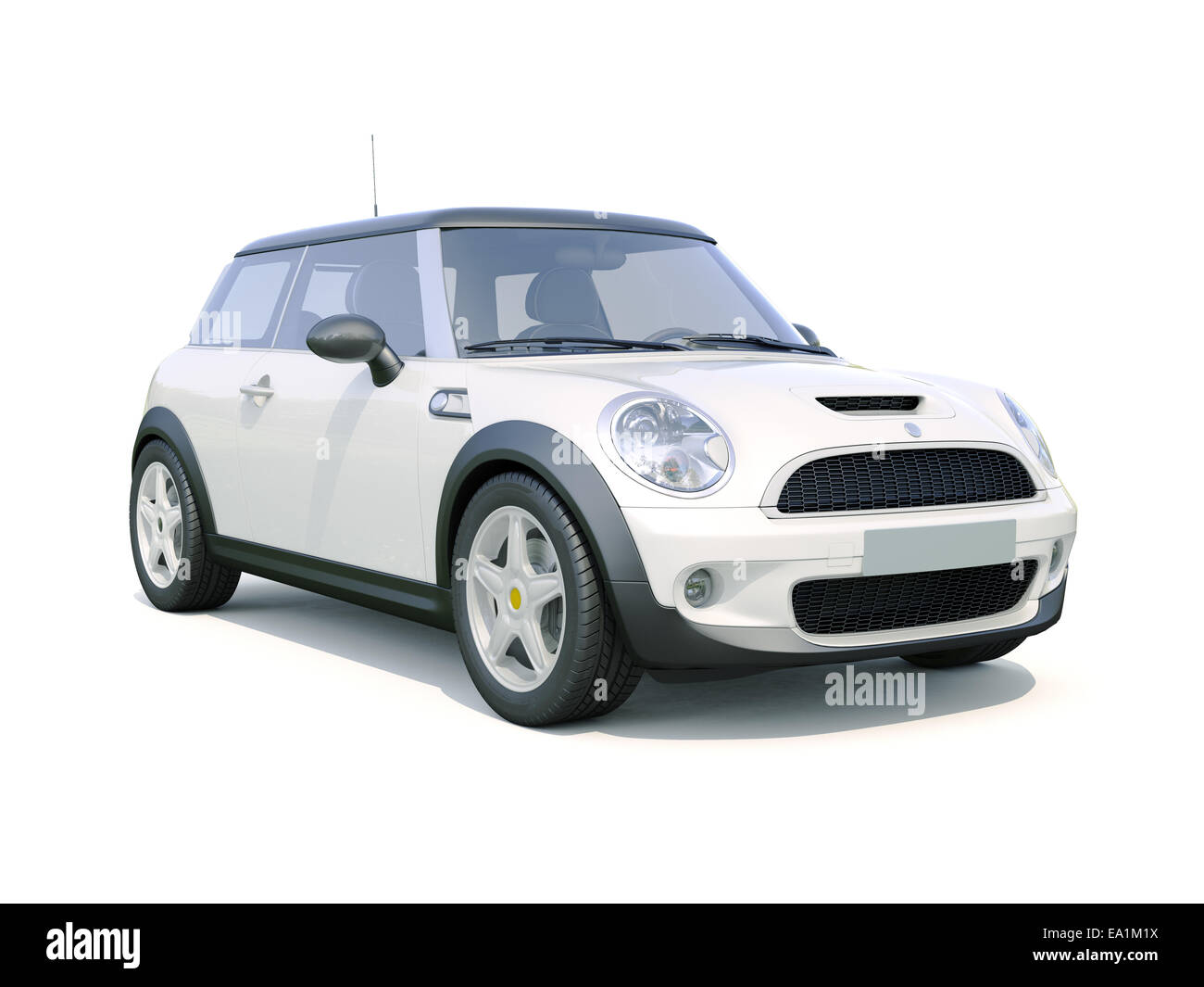 Modern compact car Stock Photo - Alamy