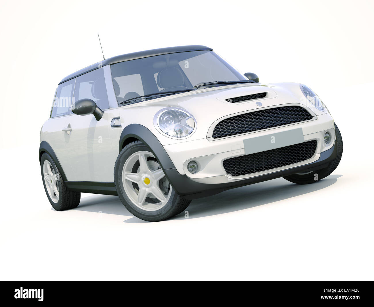 Modern compact car Stock Photo - Alamy