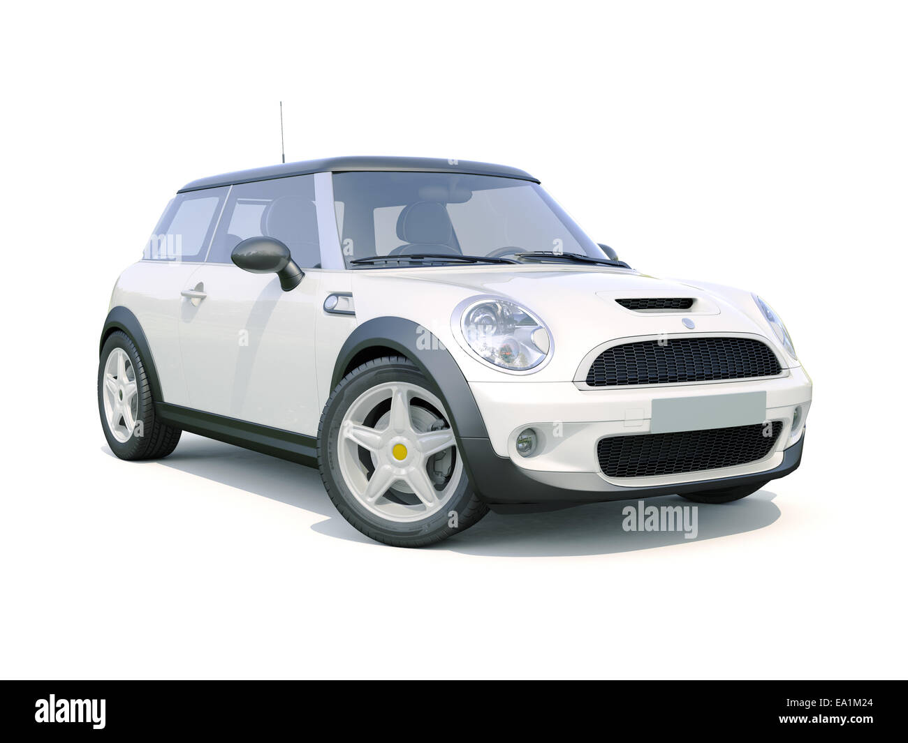 Modern compact car Stock Photo - Alamy