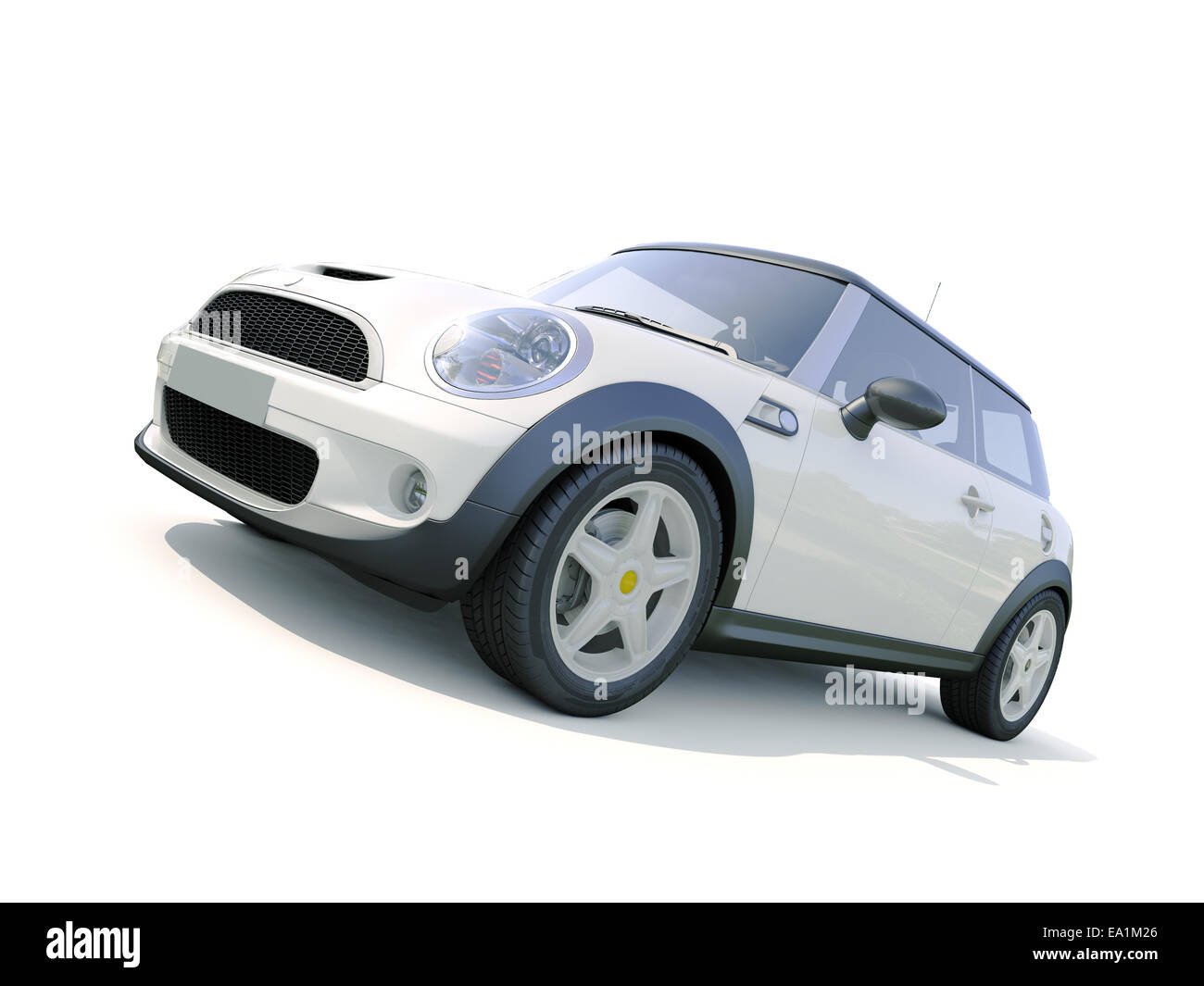 Modern compact car Stock Photo - Alamy