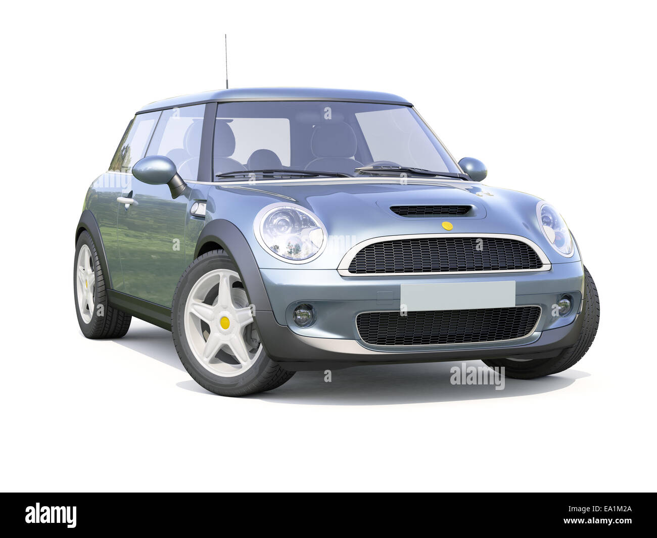 Modern compact car Stock Photo - Alamy