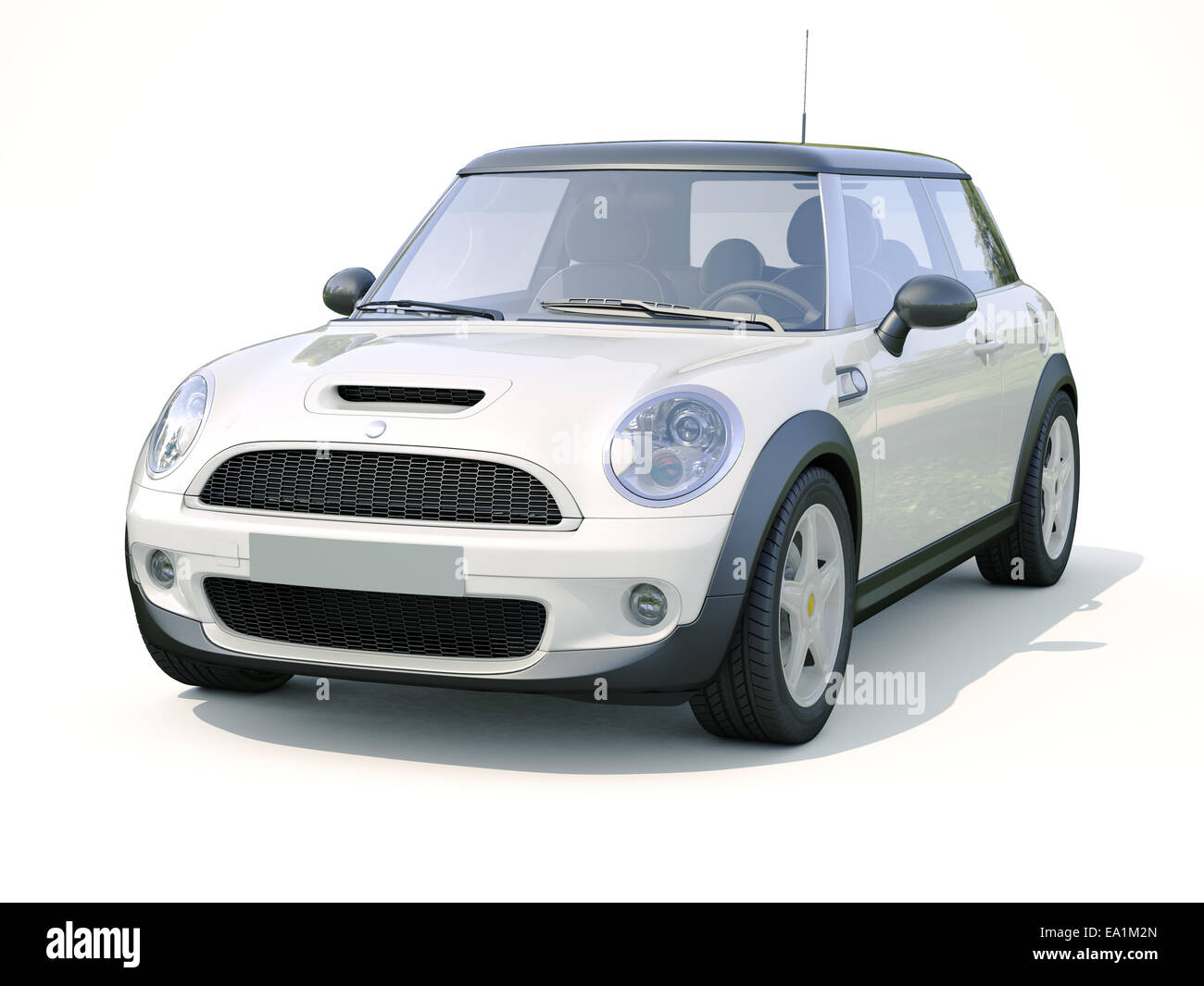 Modern compact car Stock Photo - Alamy