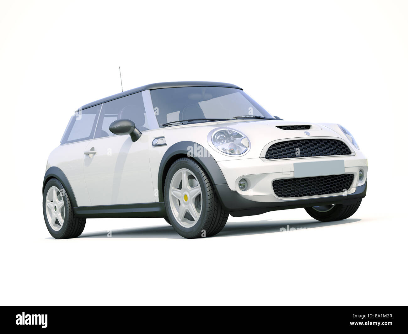 Modern compact car Stock Photo - Alamy