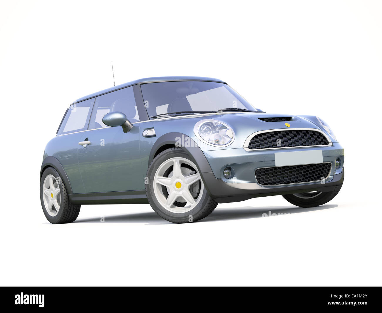 Modern compact car Stock Photo - Alamy