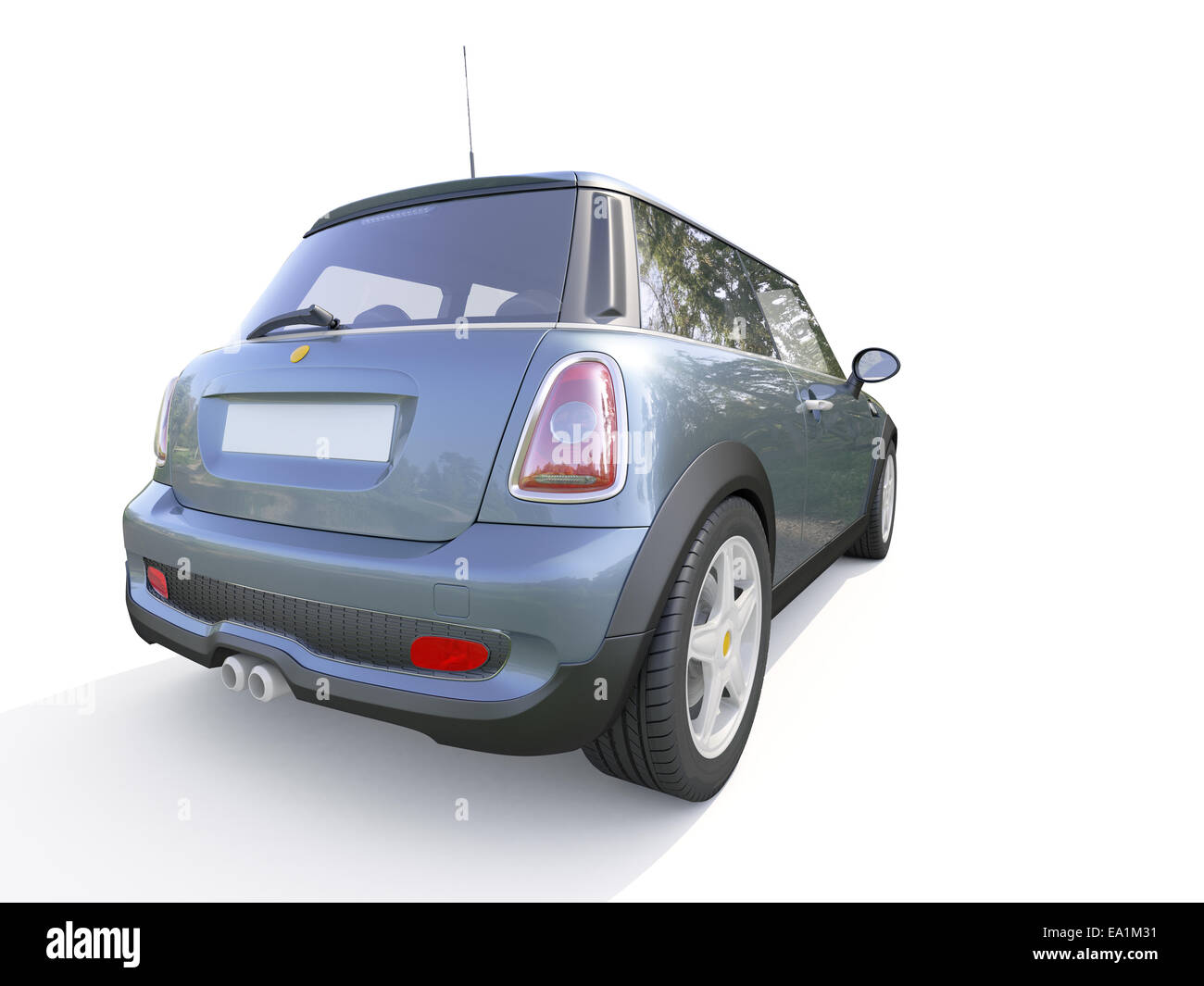 Modern compact car Stock Photo - Alamy