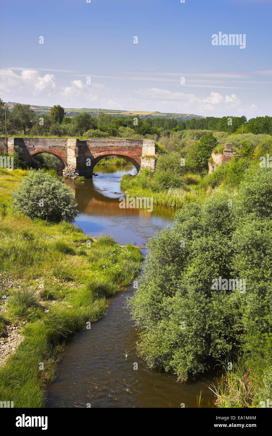 The ancient bridge Stock Photo - Alamy