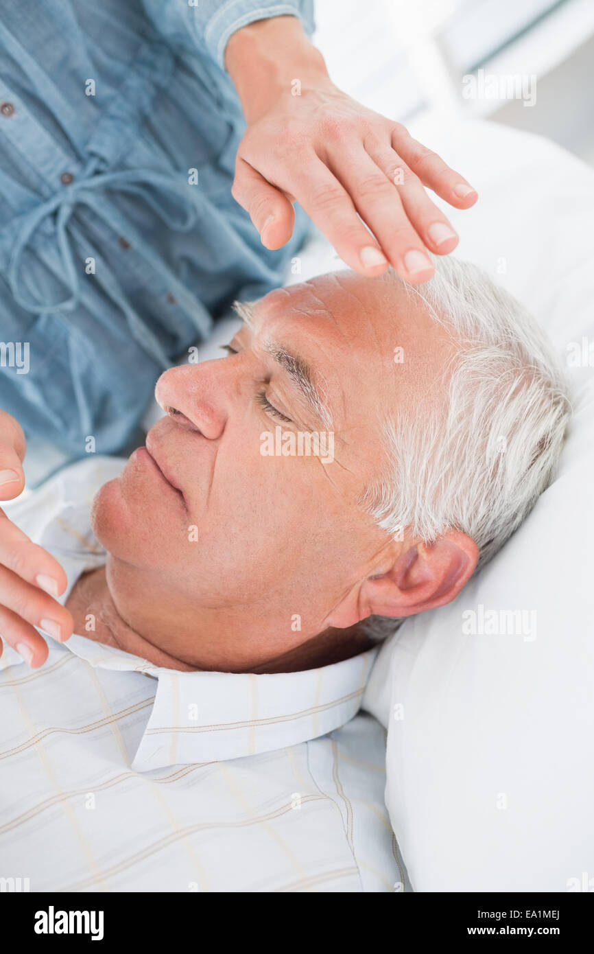 Man reiki hi-res stock photography and images - Alamy