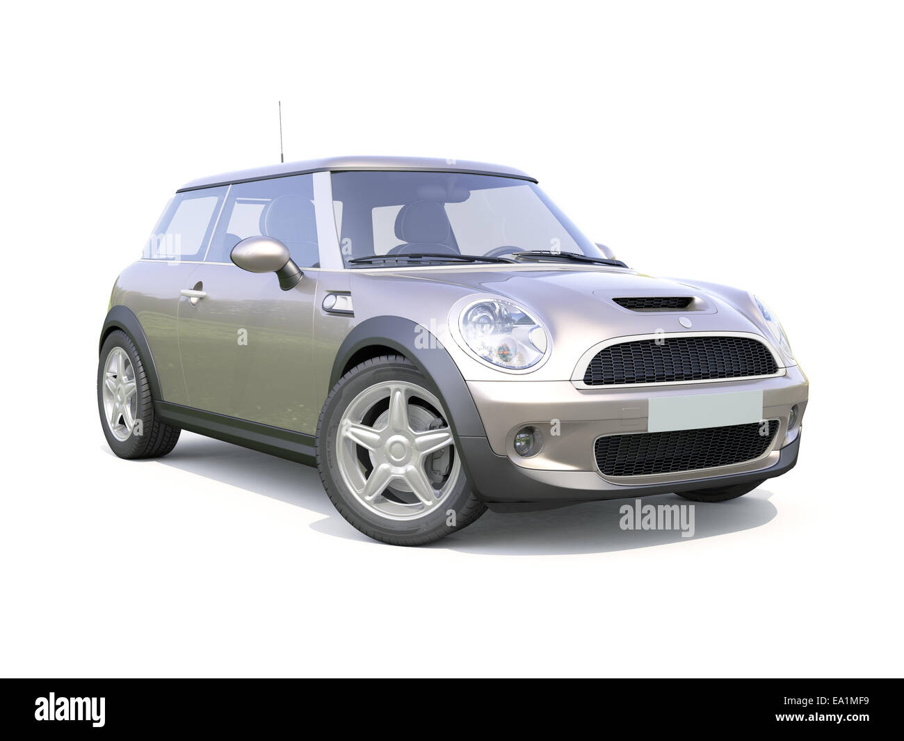 Modern compact car Stock Photo - Alamy
