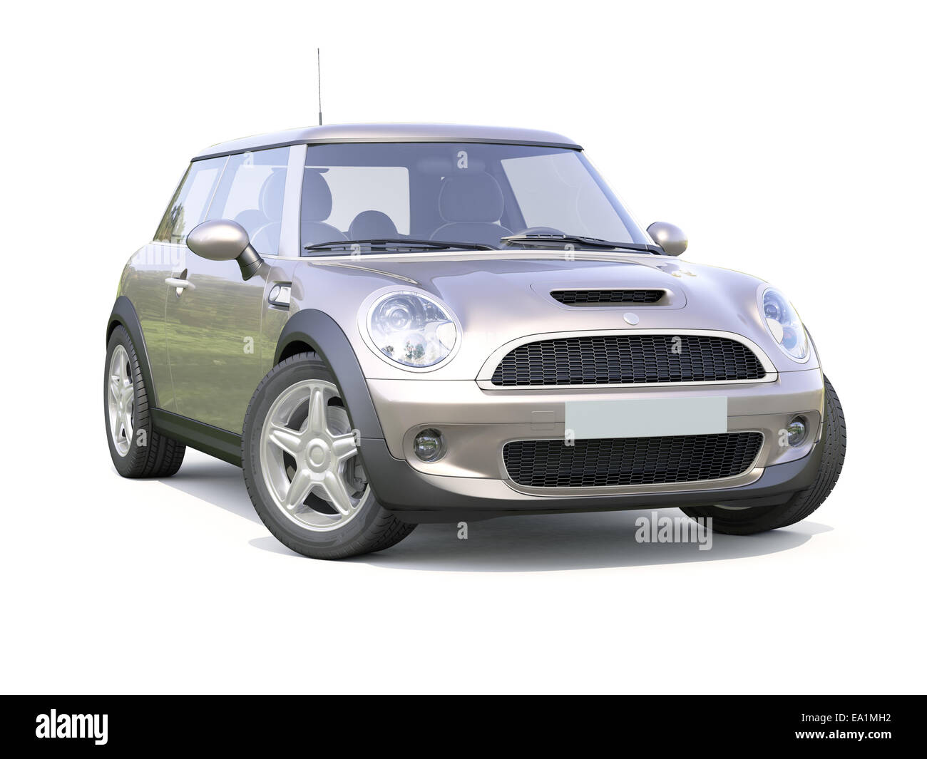 Modern compact car Stock Photo - Alamy