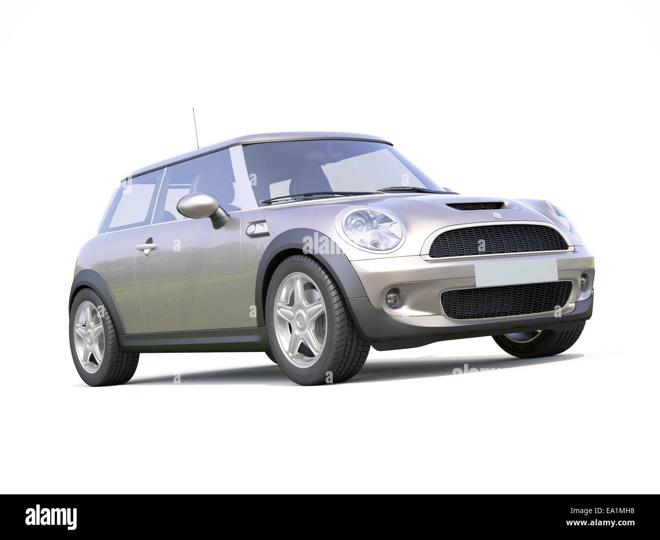 Modern compact car Stock Photo - Alamy