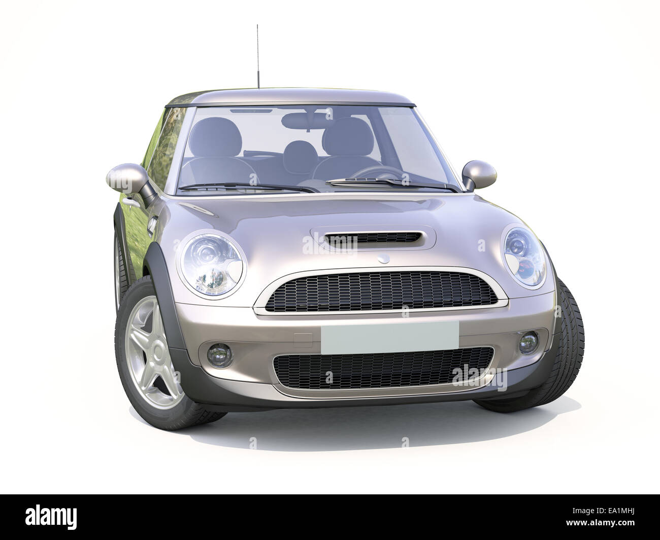 Modern compact car Stock Photo - Alamy