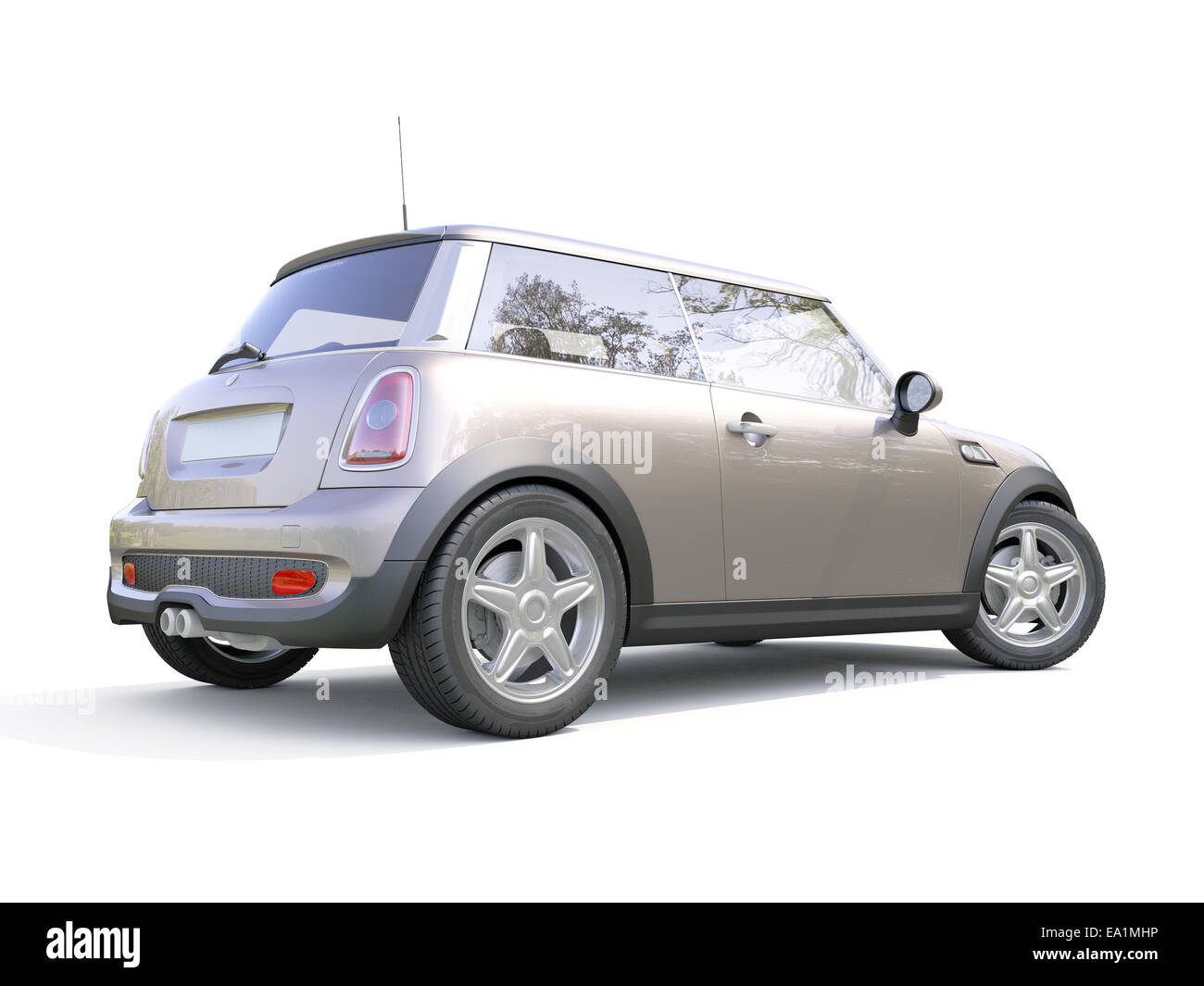 Modern compact car Stock Photo - Alamy