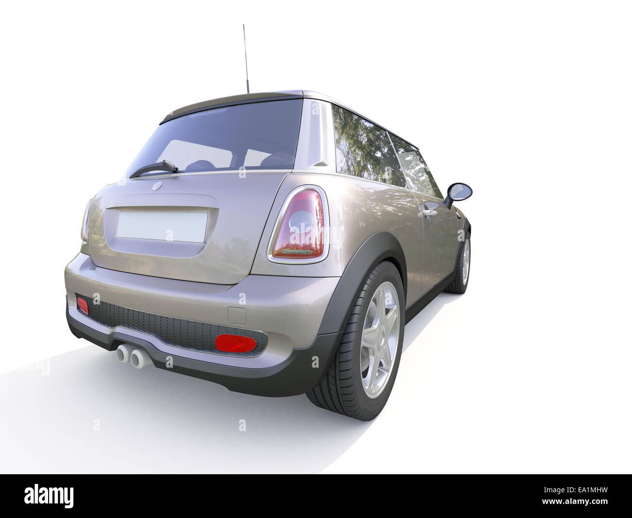 Modern compact car Stock Photo - Alamy