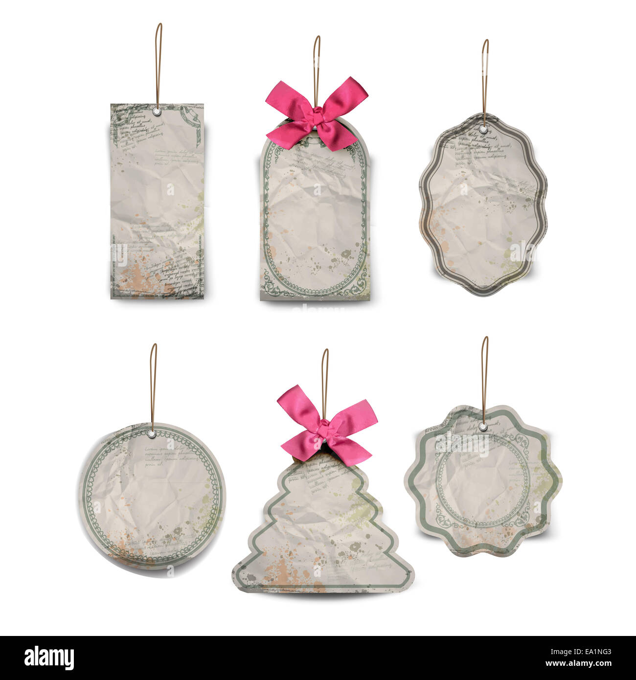 Victorian christmas frame border hi-res stock photography and images ...