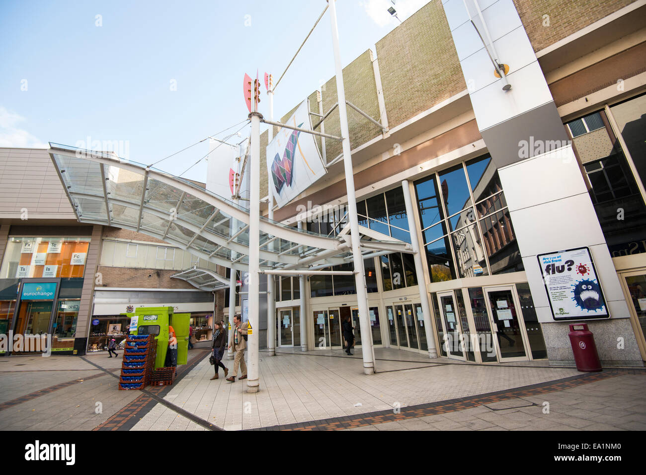 Broadmarsh Shopping Centre before it was demolished in Nottingham City ...